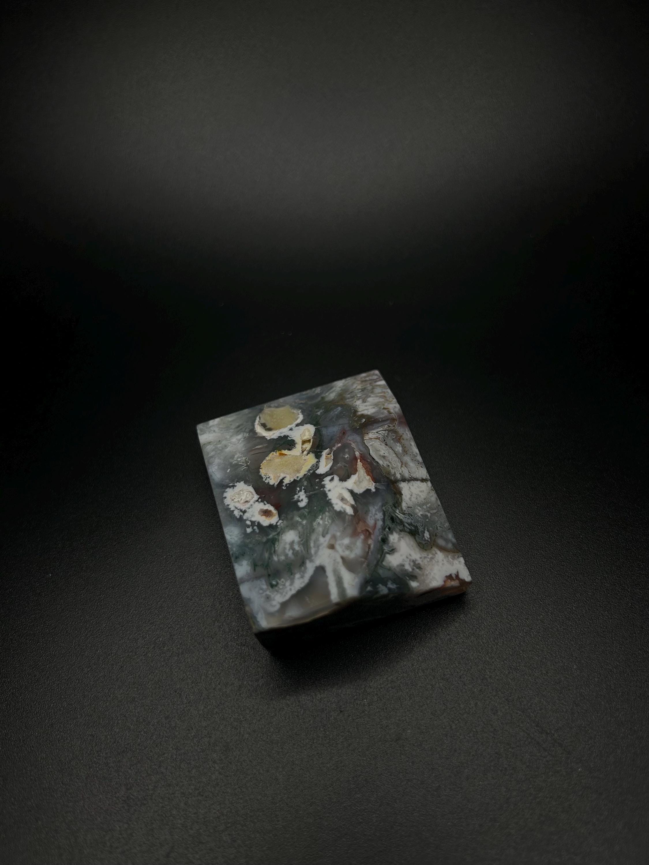 Heart Chakra Healing Stone for Self Love, Raw Natural Moss Agate Cryst ...