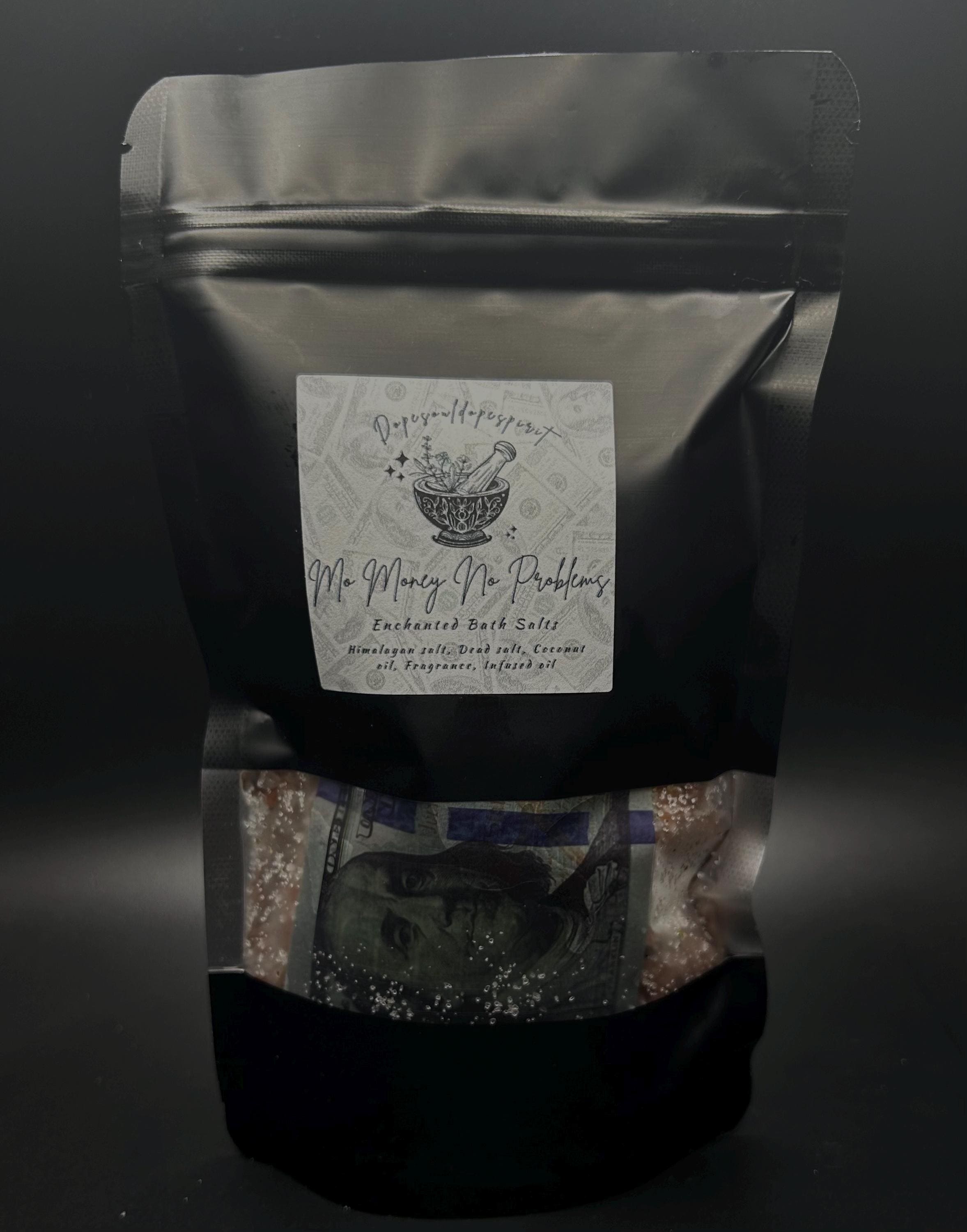 Enchanted Money Attraction Bath Salt, Manifestation Ritual Soak for Ab ...